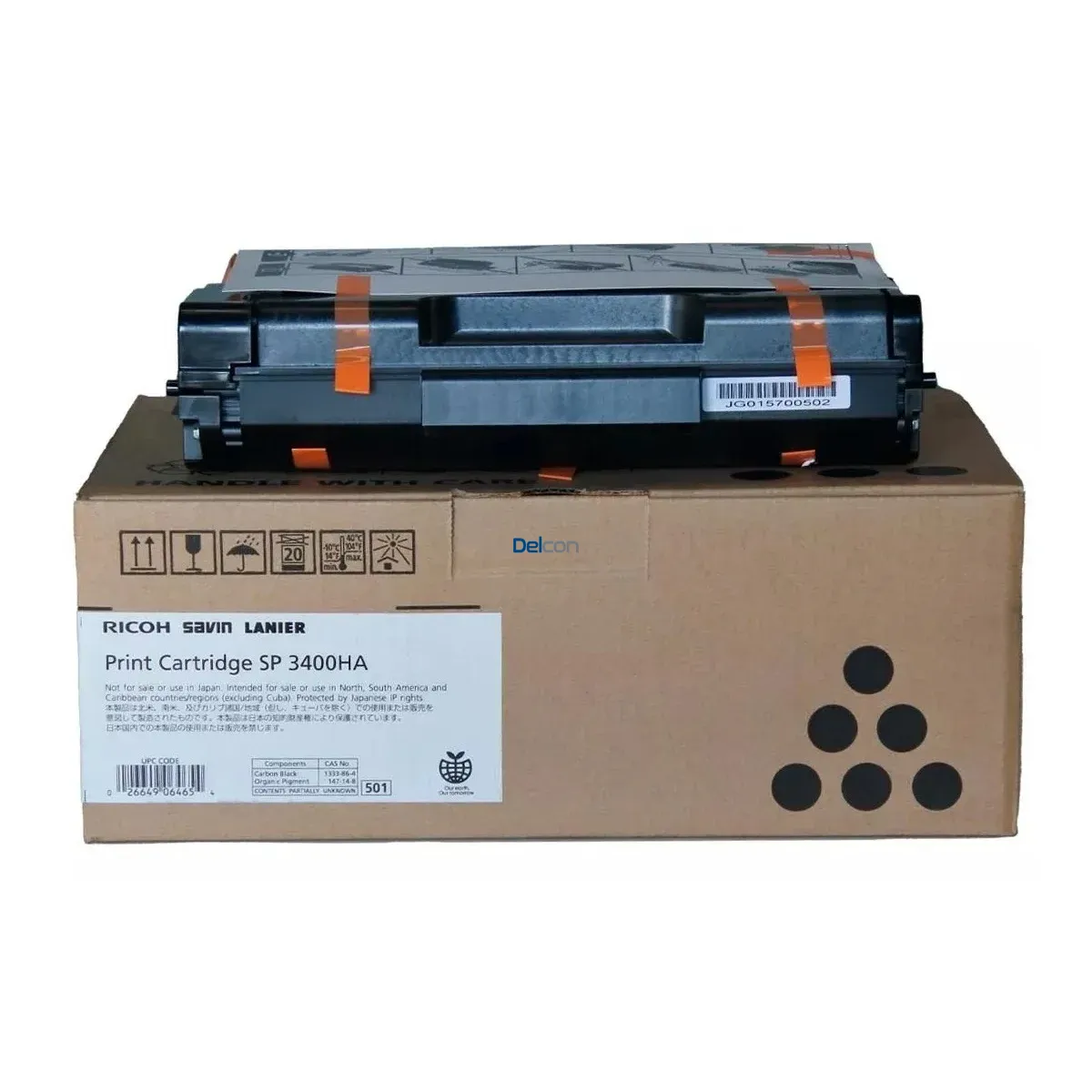 Toner Ricoh SP 3400HA (406465) Black 5,000 Paginas